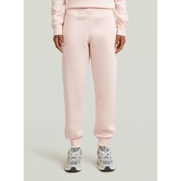 G-Star Raw Trainingshose G-STAR "Premium Core 2.0 Sweater Pant", Damen, Gr. L, silber peony, Obermaterial: 55% Baumwolle, 45% Polyester, Hosen Trainingshose