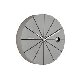 Karlsson UHR Destacado Cuckoo, Dunkelgrau, Kunststoff, Schlagwerk, Dekoration, Uhren, Wanduhren
