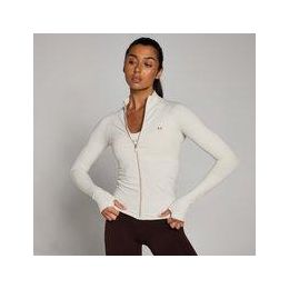 MP Damen TeMPo Ultra Nahtlose Jacke mit Rei&szlig;verschluss &ndash; Nebel - XS