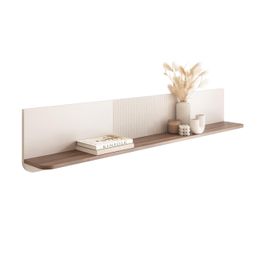 H&Auml;NGEREGAL NAVANI 150 cm &ndash; Kaschmir / Nussbaum