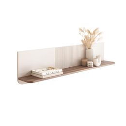 H&Auml;NGEREGAL NAVANI 120 cm &ndash; Kaschmir / Nussbaum