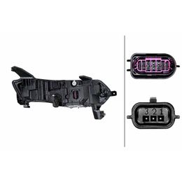 Hella Hauptscheinwerfer 1zx015143831 LED links f&uuml;r RENAULT