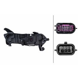 Hella Hauptscheinwerfer 1ex015142811 LED links f&uuml;r RENAULT