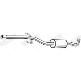 WALKER Mittelschalld&auml;mpfer 23085 f&uuml;r SEAT