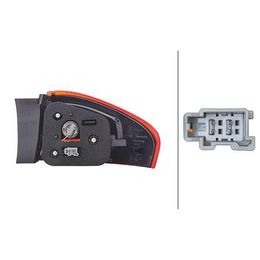 Hella Heckleuchte 9el354997051 PY21W links f&uuml;r Ford