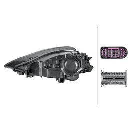 Hella Hauptscheinwerfer 1ex014690041 LED rechts f&uuml;r Porsche