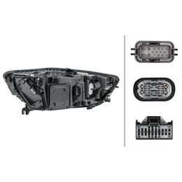 Hella Hauptscheinwerfer 1lx011151431 LED links f&uuml;r VW Audi