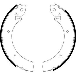Hella Bremsbackensatz 8db355000551 f&uuml;r Ford INFINITI RENAULT SSANGYONG HYUNDAI