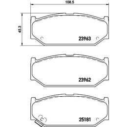 Hella Bremsbelagsatz, Scheibenbremse 8db355015751 Vorderachse f&uuml;r MITSUBISHI Suzuki (CHANGAN)