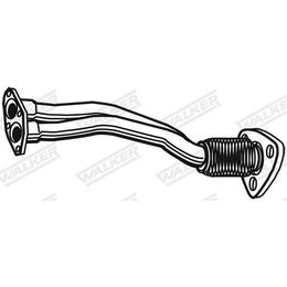 WALKER Abgasrohr 07199 f&uuml;r Audi