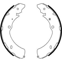Hella Bremsbackensatz 8db355022071 f&uuml;r ISUZU AMC