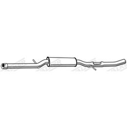 WALKER Mittelschalld&auml;mpfer 23039 f&uuml;r VW