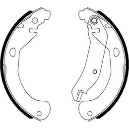Hella Bremsbackensatz 8db355022031 f&uuml;r SATURN PONTIAC AMC