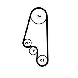 CONTINENTAL CTAM Wasserpumpe + Zahnriemensatz ct846wp4 f&uuml;r VW