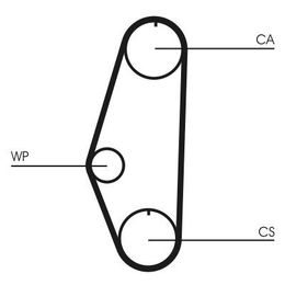 CONTINENTAL CTAM Wasserpumpe + Zahnriemensatz ct629wp1 f&uuml;r VW