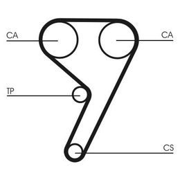 CONTINENTAL CTAM Zahnriemensatz ct881k3 f&uuml;r Volvo Ford MAZDA