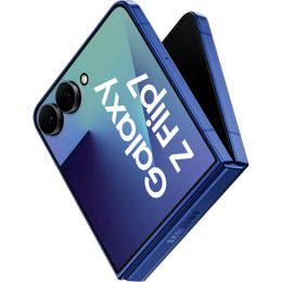 Samsung Smartphone "Galaxy Z Flip 7", Energieeffizienz: B (A-G), blau (blau shadow), 256 GB, Mobiltelefone