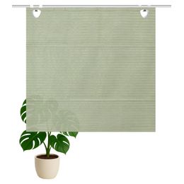 Magnetrollo Home Wohnideen "TURIN" Gr. 3, gr&uuml;n (lindgr&uuml;n), B:80cm H:130cm, Obermaterial: 100% Polyester, Raffrollos