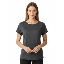 Laufshirt LPO "Laufshirt Lina", Damen, Gr. 36 (S), schwarz, Jersey, 92% Polyester. 8% Elasthan, normal h&uuml;ftbedeckend, Rundhals, Shirts Laufshirt, K&uuml;hlend, elastisch
