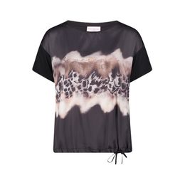 Kurzarmshirt Betty Barclay "Damen mit Aufdruck", Damen, Gr. 36, patch schwarz, braun, Jersey, Obermaterial: 95% Viskose, 5% Elasthan, figurumspielend normal, U-Boot-Ausschnitt, Shirts