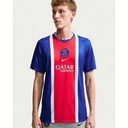 Fu&szlig;balltrikot Nike "PSG M NK DF JSY SS STAD HM", Herren, Gr. XXL, old royal, wei&szlig;, university rot, wei&szlig;, Obermaterial: 100% Polyester, Trikots Fu&szlig;balltrikot, f&uuml;r Erwachsene, f&uuml;r sportliche Aktivit&auml;ten und Freizeit