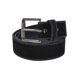 Synthetikg&uuml;rtel Urban Classics "Urban Classics Unisex Synthetic Leather Layering Belt", Damen, Gr. L/XL, schwarz, 100% Polyester, G&uuml;rtel