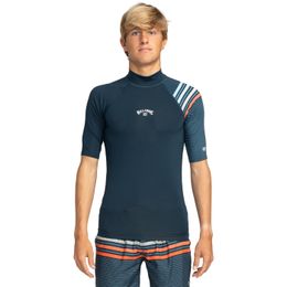 Rash Guard Billabong "Contrast" Gr. M, navy, Shirts, Herren, M, Obermaterial:85% Polyester, 15% Elasthan.