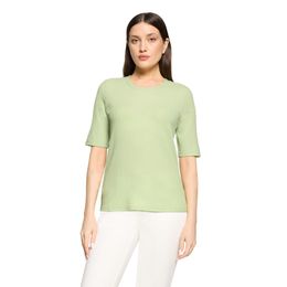 Kurzarmshirt Betty Barclay "Damen mit Rundhalsausschnitt", Damen, Gr. 36, foam gr&uuml;n, Obermaterial: 98% Polyester, 2% Elasthan, tailliert normal, Rundhals, Shirts