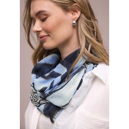 Loop Street One, Damen, Gr. onesize, drift blau, Stoff, 100% Modal, gemustert, Modet&uuml;cher Loop, mit Mustermix
