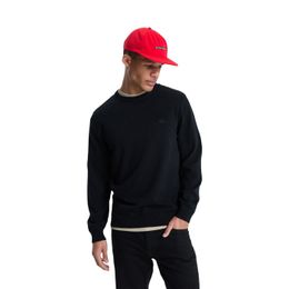 Strickpullover Quiksilver "Salt Water Light", Herren, Gr. L, schwarz, Obermaterial: 100% Baumwolle., Pullover Strickpullover