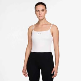 Sport-BH Nike "W NK ONE DF BRA TANK", Damen, Gr. L, N-Gr, wei&szlig;, schwarz, Obermaterial: 80% Polyester, 20% Elasthan, BHs Sport-BH, f&uuml;r Fitness und vielseitige Aktivit&auml;ten, sportlicher Stil