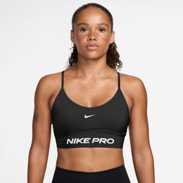 Soft-BH Nike "Nike Pro Seamless Women's Light-Support Padded Sports Bra", Damen, Gr. M, N-Gr, schwarz, wei&szlig;, Obermaterial: 58% Nylon, 35% Polyester, 7% Elasthan, BHs Soft-BH, f&uuml;r leichte sportliche Belastungen, nahtlose Verarbeitung