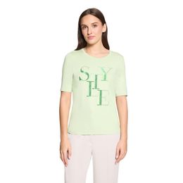 Kurzarmshirt Betty Barclay "Damen kurzarm", Damen, Gr. 36, foam gr&uuml;n, Jersey, Obermaterial: 95% Viskose, 5% Elasthan, Basic, tailliert normal, Rundhals, Shirts