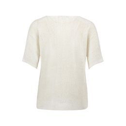 Kurzarmshirt Betty Barclay "Damen kurzarm", Damen, Gr. 36, rohwei&szlig;, Strick, Obermaterial: 65% Polyacryl, 35% Polyamid, figurumspielend normal, U-Boot-Ausschnitt, Shirts