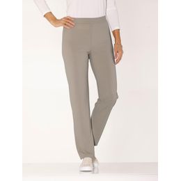 Webhose Classic Basics, Damen, Gr. 19, Kurzgr&ouml;&szlig;en, sesam, 96% Polyester, 4% Elasthan, unifarben, Hosen