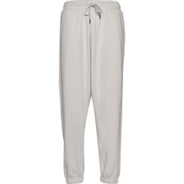 Stoffhose DEF "DEF Herren DEF Sweatpants", Herren, Gr. XL, US-Gr&ouml;&szlig;en, beige (grau washed), 80% Baumwolle, 20% Polyester, unifarben, relaxed fit, Hosen Stoffhose