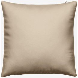 Kissenbezug WOLKENFELD "Mikrofaser Kissenbezug - Allergiker Kopfkissenbezug - unfassbar weich", beige, B:80cm L:80cm, Microfaser, Obermaterial: 100% Polyester, Kissenbez&uuml;ge, Kissenbezug, Gr&ouml;&szlig;e 80x80, 40x80 und 70x90 cm; versteckter Rei&szlig;verschluss