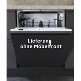 Bauknecht vollintegrierbarer Geschirrsp&uuml;ler "B2I HD526 A", Energieeffizienz: E (A-G), silber, B:59,8cm H:82cm T:55,5cm, Geschirrsp&uuml;ler