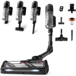 Rowenta Akku-Hand-und Stielstaubsauger "X-Force Flex 12.60 Neo Complete, 60 Minuten Laufzeit, Flex-Gelenk", schwarz, B:26,6cm H:113cm T:25,2cm, Akkusauger, LED-Beleuchtung, hocheffiziente Saugleistung dank 150 Air Watt, RH9L55