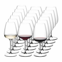 Gl&auml;ser-Set "Weingl&auml;ser-Set Grape 18er Set transparent", bunt (transparent), B:2cm H:2cm &Oslash;:10,3cm, Glas, RIEDEL THE WINE GLASS COMPANY, Trinkgef&auml;&szlig;e, Sp&uuml;lmaschinengeeignet
