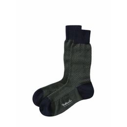 Pantharella Herren Pantherella Merino-Socke Hendon Gr&uuml;n 70 % Merinowolle, 30 % Nylon