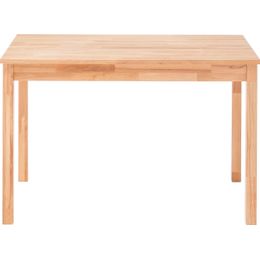 Esstisch MCA LIVING "Alfons", beige (kernbuche, kernbuche, kernbuche), B:70cm H:76cm T:50cm, 100% Kernbuche, Tische, Rechteckiger Esstisch Esstisch Holz-Esstische, Massivholztisch in Wildeiche ge&ouml;lt, belastbar bis 50 kg