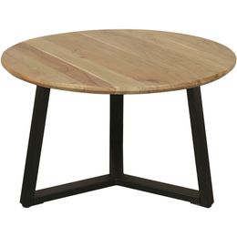 Couchtisch ByLiving "Cross", beige (natur, schwarz, natur), H:46cm, Tische, Couchtisch