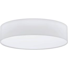 Eglo Deckenleuchte "PASTERI", wei&szlig;, 3, &Oslash; 57cm H: 15cm, Leuchten, Deckenleuchte aus Textil und Kunststoff, Flurlampe Decke, E27, &Oslash; 57 cm, Deckenleuchte