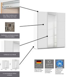 Schwebet&uuml;renschrank OTTO HOME "Kleiderschrank Schrank Schlafzimmerschrank Garderobe AGORDO", beige (champagner), griffleisten alufarbig, B:203cm H:210cm T:62cm, Holzwerkstoff, Schr&auml;nke, Schwebet&uuml;renschrank, Top Innenausstattung, in 4 Breiten und 2 H&ouml;hen MADE IN GERMANY