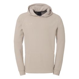 Kapuzenpullover Kempa "Kapuzenpullover STMNT Kids", M&auml;dchen, Gr. 140, beige, Obermaterial: 72% Baumwolle CO(Bio). 28% Polyester Pol. recyc.., Pullover Kapuzenpullover