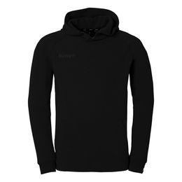Kapuzenpullover Kempa "Kapuzenpullover STMNT Kids", M&auml;dchen, Gr. 140, schwarz, Obermaterial: 72% Baumwolle CO(Bio). 28% Polyester Pol. recyc.., Pullover Kapuzenpullover