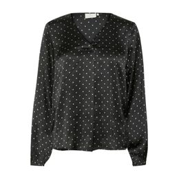 Blusentop Kaffe "&Auml;rmellose Bluse KAluna", Damen, Gr. 34, schwarz, steeple gray dot, Obermaterial: 100% Polyester PES., Blusen Blusentop