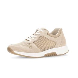 Sneaker Gabor "Sneaker low", Damen, Gr. 37,5, beige, Schuhe Sneaker