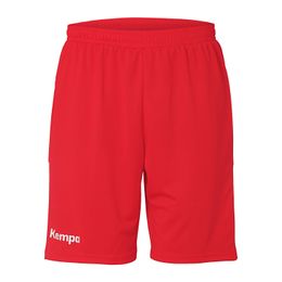 Shorts Kempa "Shorts Performance Kids", M&auml;dchen, Gr. 116, N-Gr, rot, Obermaterial: 100% Polyester Pol. recyc.., Hosen Shorts